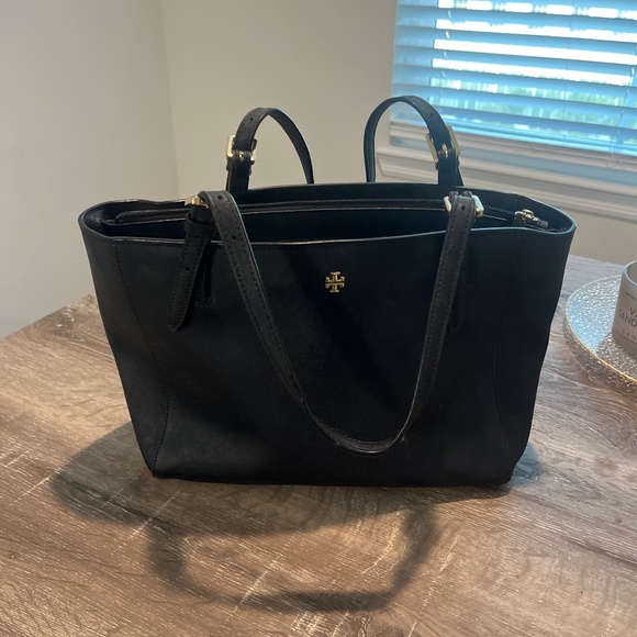 Tory Burch | Bags | Tory Burch Buckle Bag Black | Poshmark